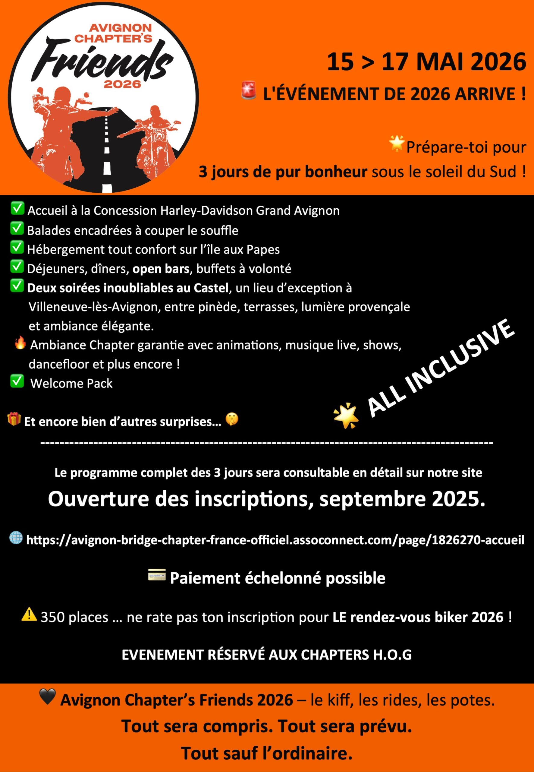 AVIGNON CHAPTER’S FRIENDS 2026 – Lyon Chapter France